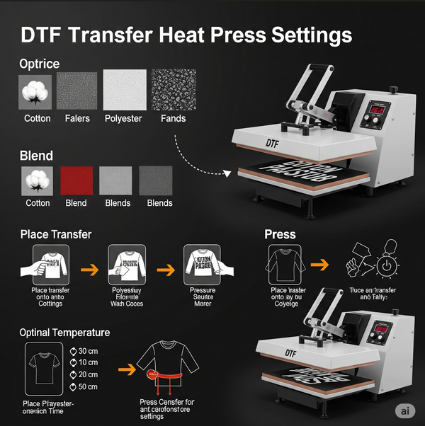 1 Perfect DTF Transfer Heat Press Settings Guide 2025