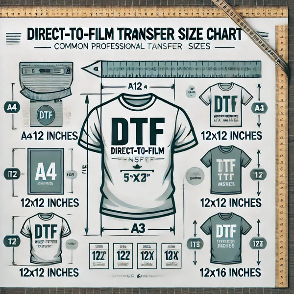 DTF Transfer Size Chart | Optimize Your Custom Printing Projects