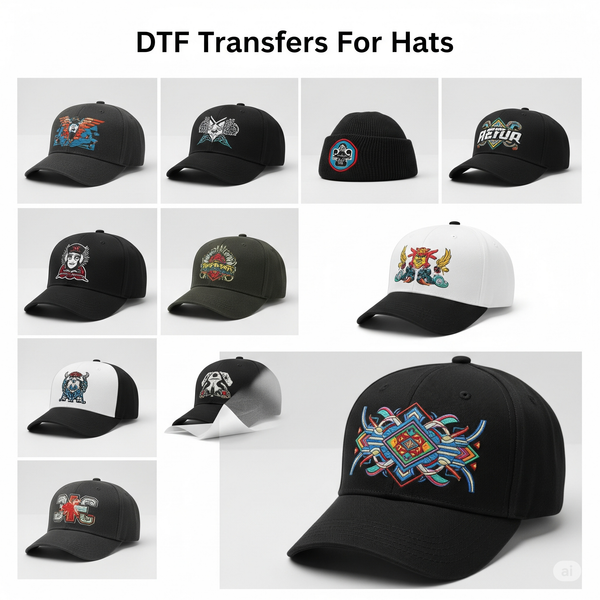 Durable DTF Transfers for Hats – Custom Designs, Vibrant Prints