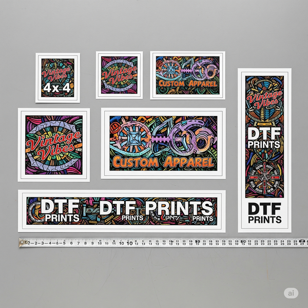 DTF Transfer Sizes: Guide for Choosing the Right Size