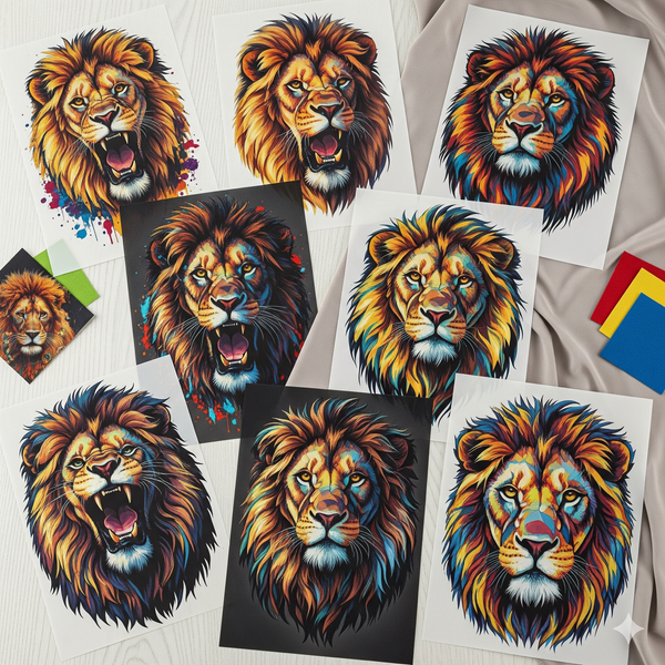 Lion DTF Transfers – Bold Custom Print Solutions 🦁